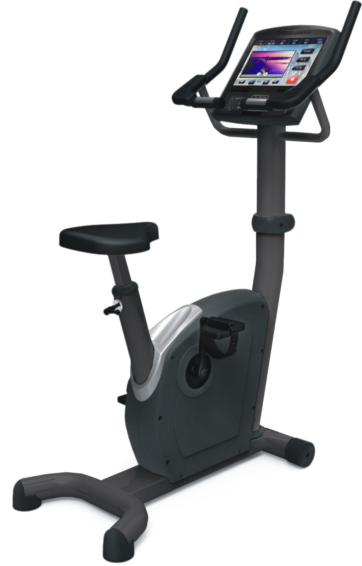 Muscle D Fitness - Commercial-Grade Touch Screen Upright Bike — Home ...