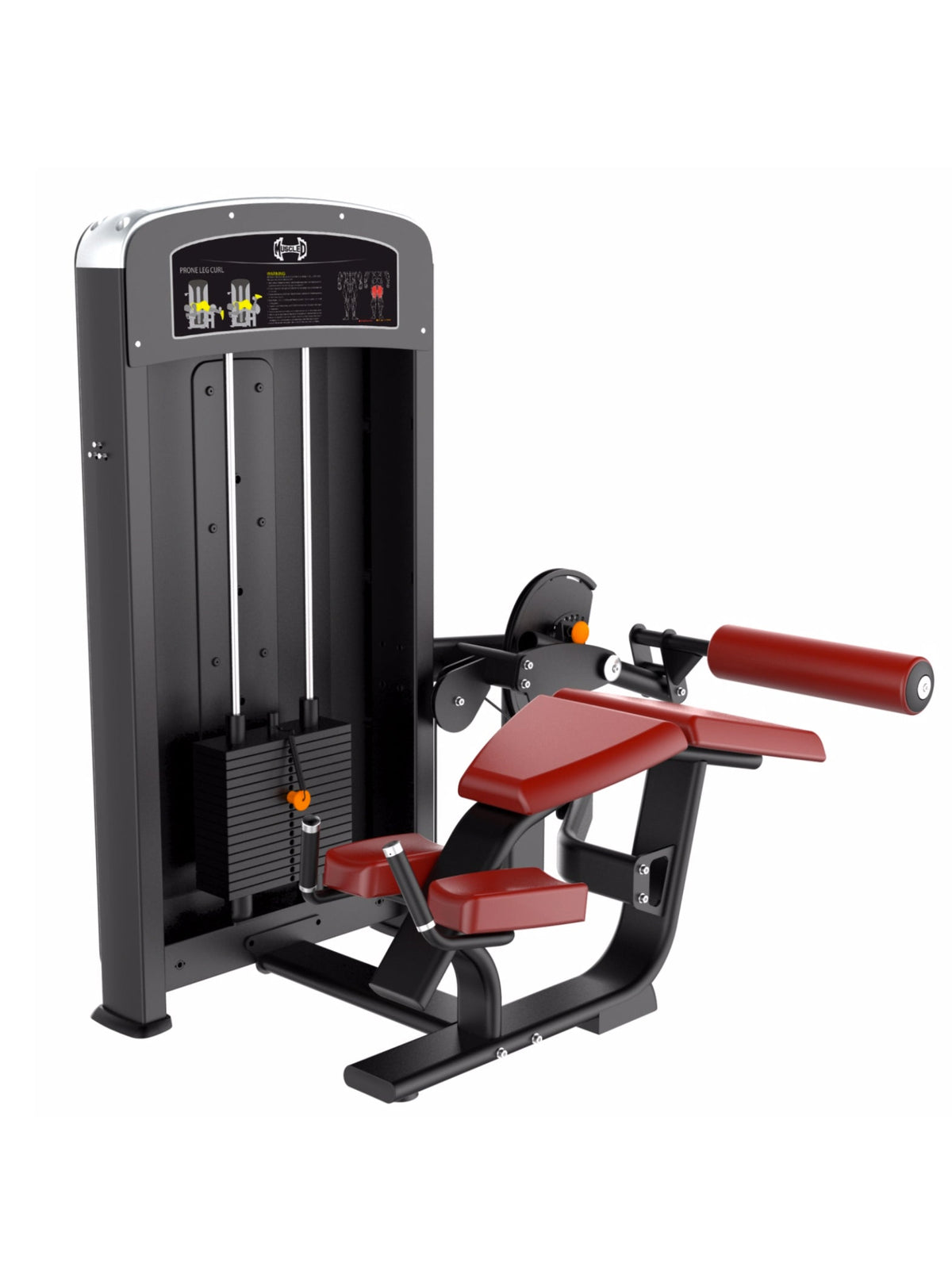 Muscle D Fitness - Elite Selectorized Prone Leg Curl — Home Gym Emporia
