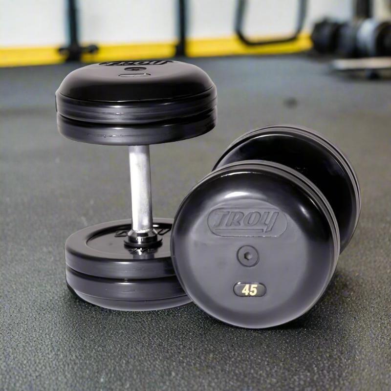 Troy Rubber Encased Pro Style Dumbbell Set — Home Gym Emporia