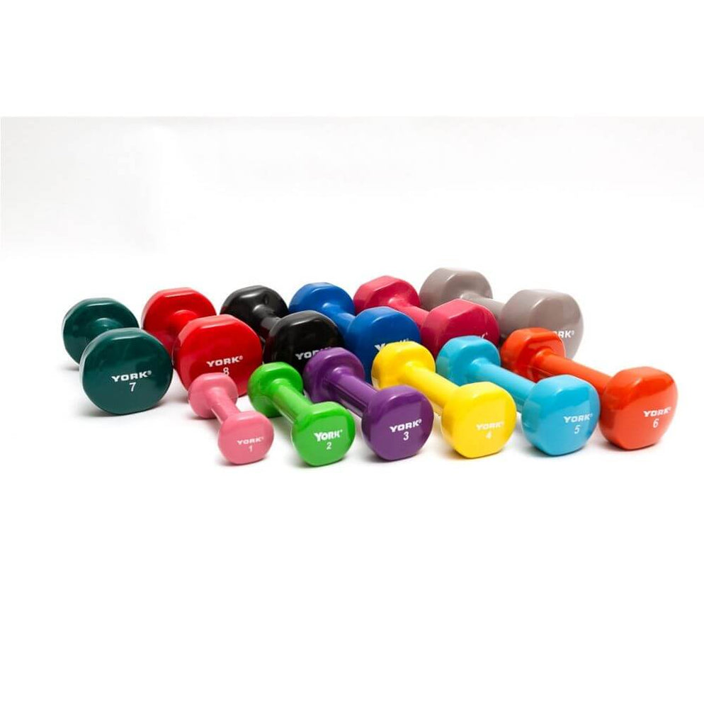 York Barbell Multi-Color Vinyl Fitbells — Home Gym Emporia